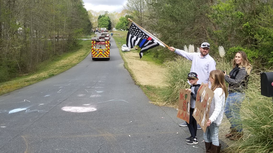 Firefighters give Triad neighbors Easter parade complete with Easter ...