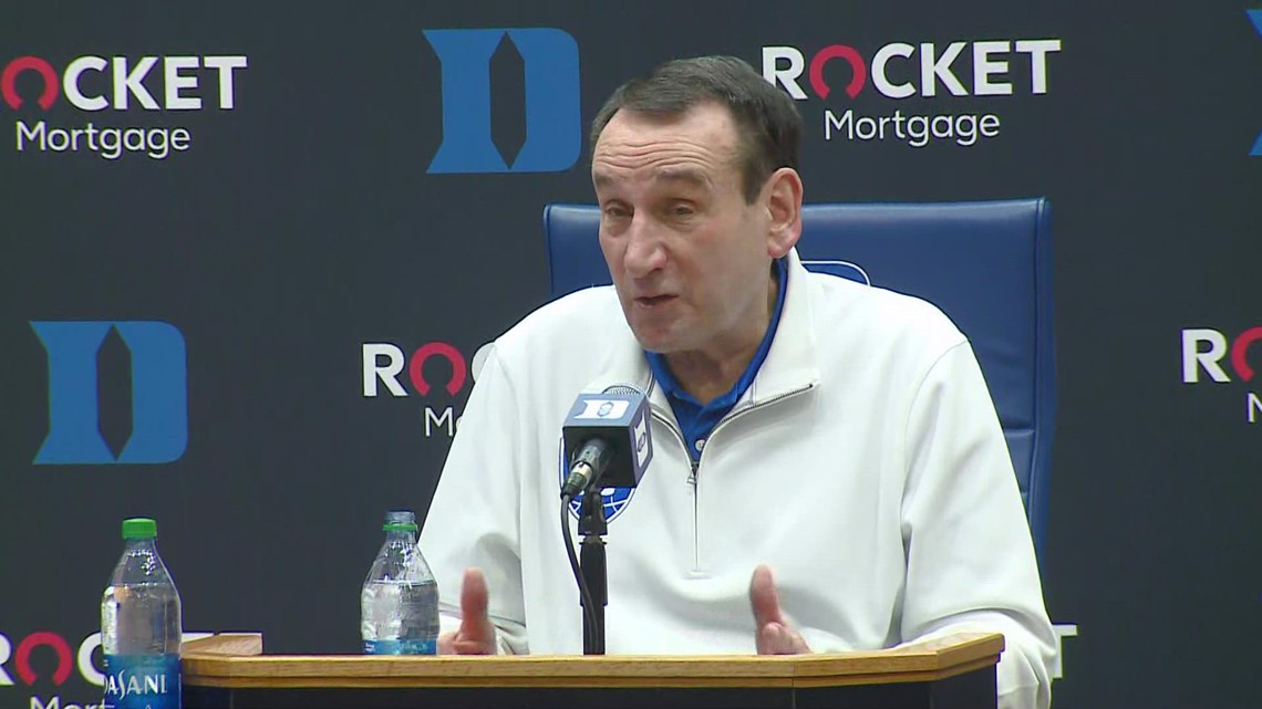 Coach K speaks after final home game of his career | wfmynews2.com