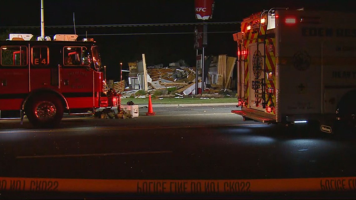 Explosion destroys NC Kentucky Fried Chicken restaurant | wfmynews2.com
