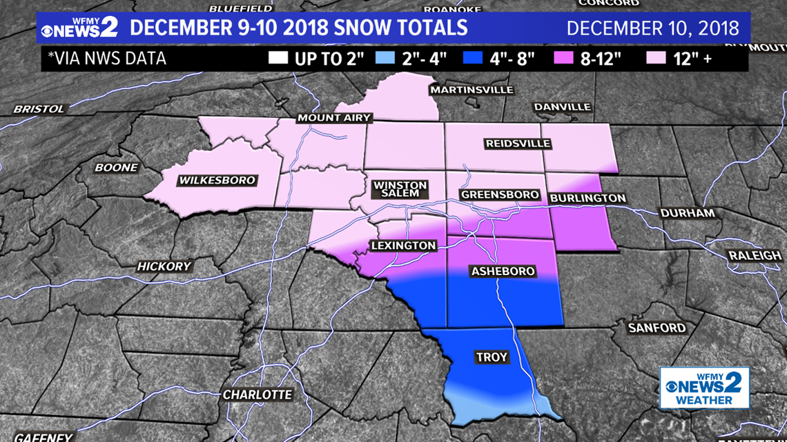 It was a big snowstorm! Remembering the 2018 snowstorm | wfmynews2.com