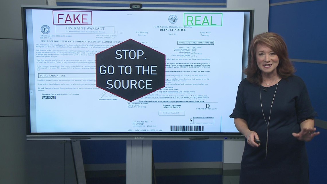 Fake tax notices are being sent out | wfmynews2.com