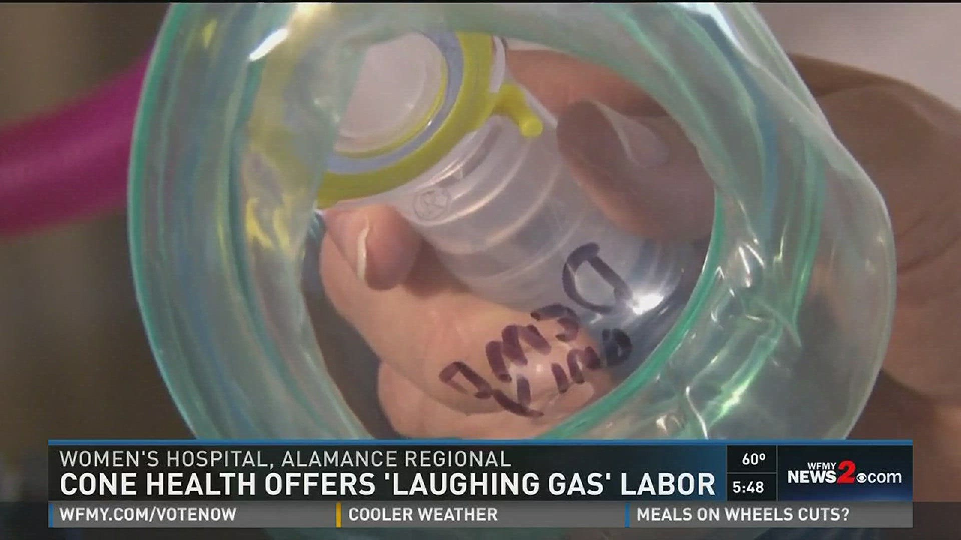 Triad Hospital Offers 'Laughing Gas' Labor | wfmynews2.com