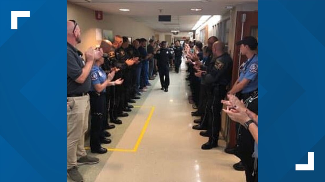 NC Trooper Gets Overwhelming Show of Support on His Way to Rehab ...
