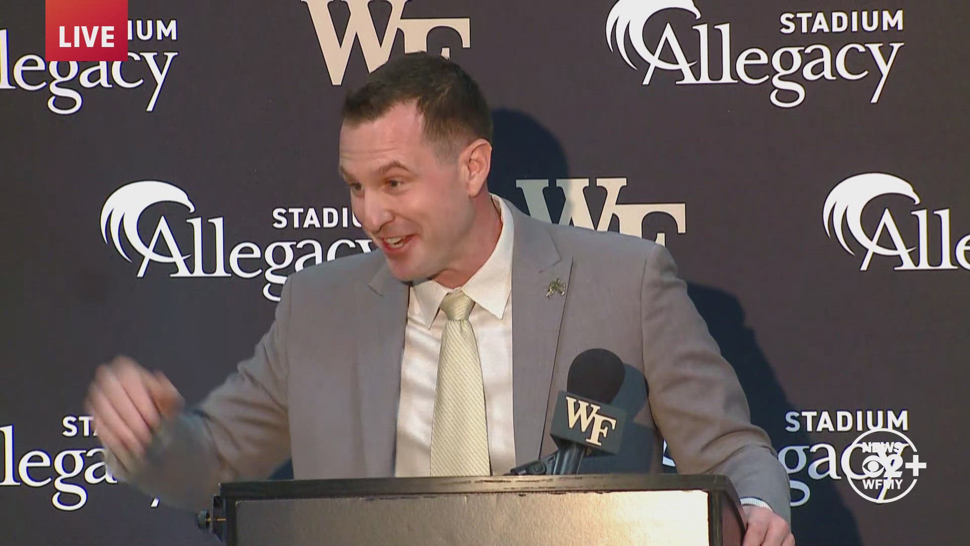 Jake Dickert will be introduced as the head football coach for WFU ...