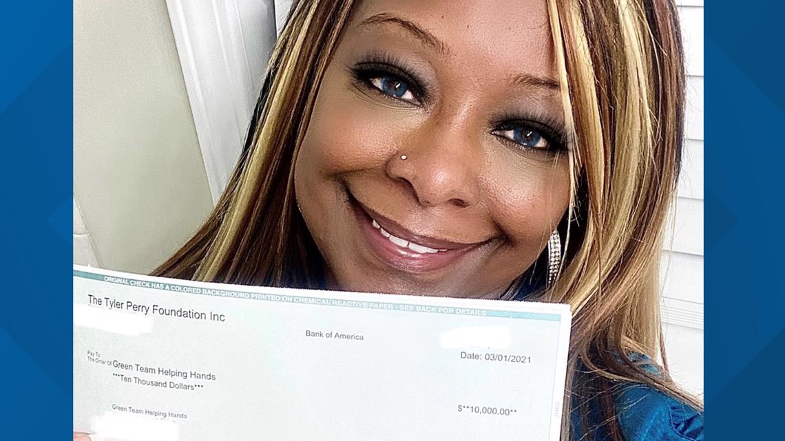 The Tyler Perry awards a $10K check to a Greensboro nonprofit ...