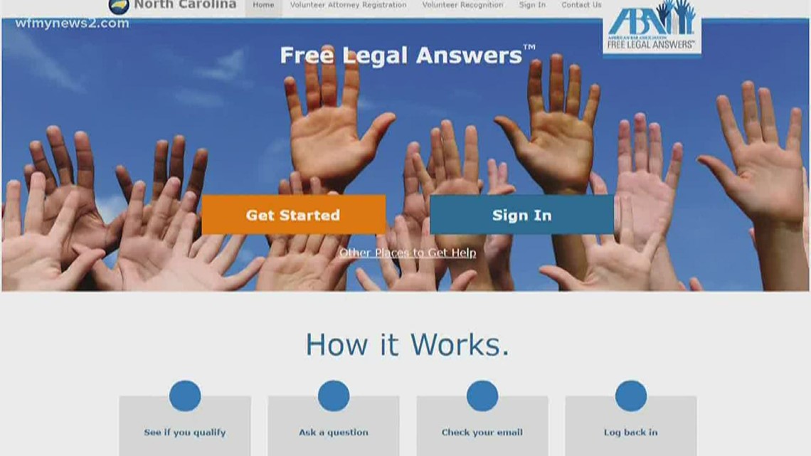 legal questions ask NC North Carolina lawyers free answers | wfmynews2.com