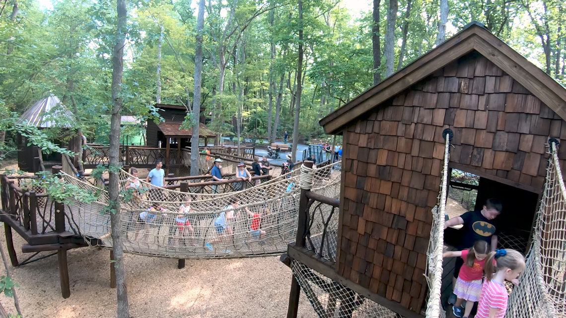 NC Zoo opens huge treehouse, and kids are loving it | wfmynews2.com