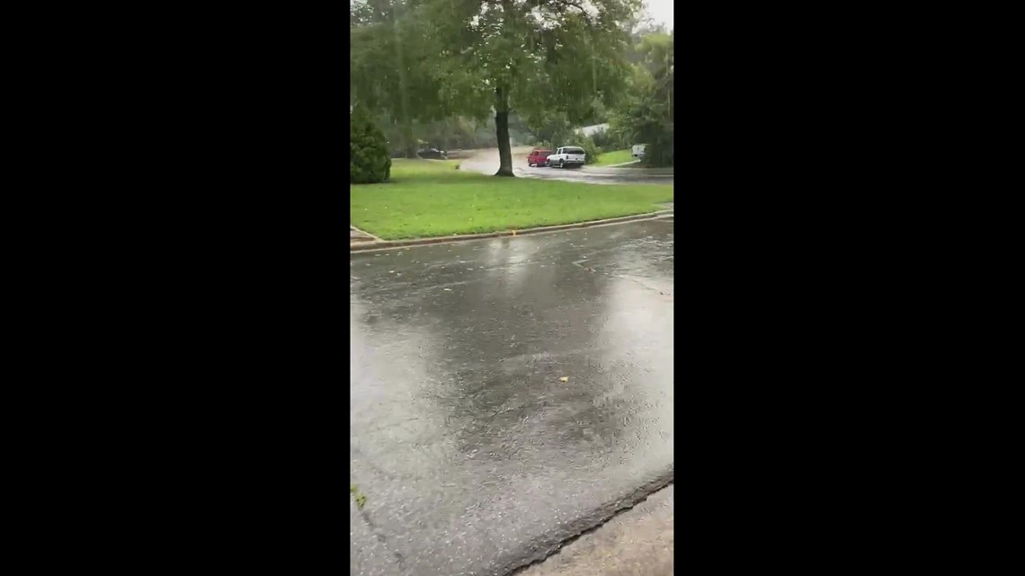 RAW: Stormy weather in Graham over the weekend | wfmynews2.com