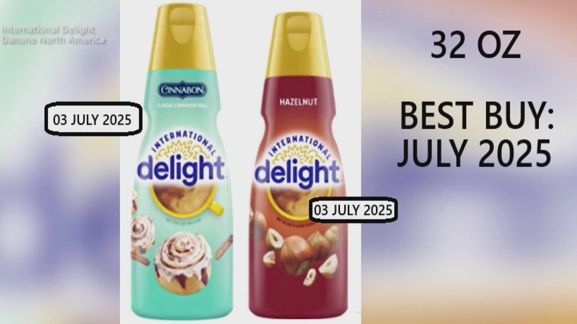 2 types of International Delight Creamer recalled | wfmynews2.com