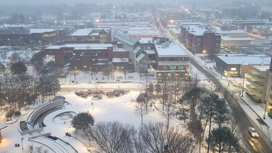 Winter Weather Live Updates: Snow arrives Friday to the Greensboro area ...