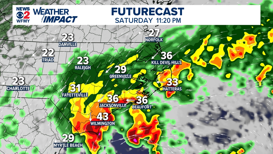 Outer Banks braces for storm with high winds and rain | wfmynews2.com