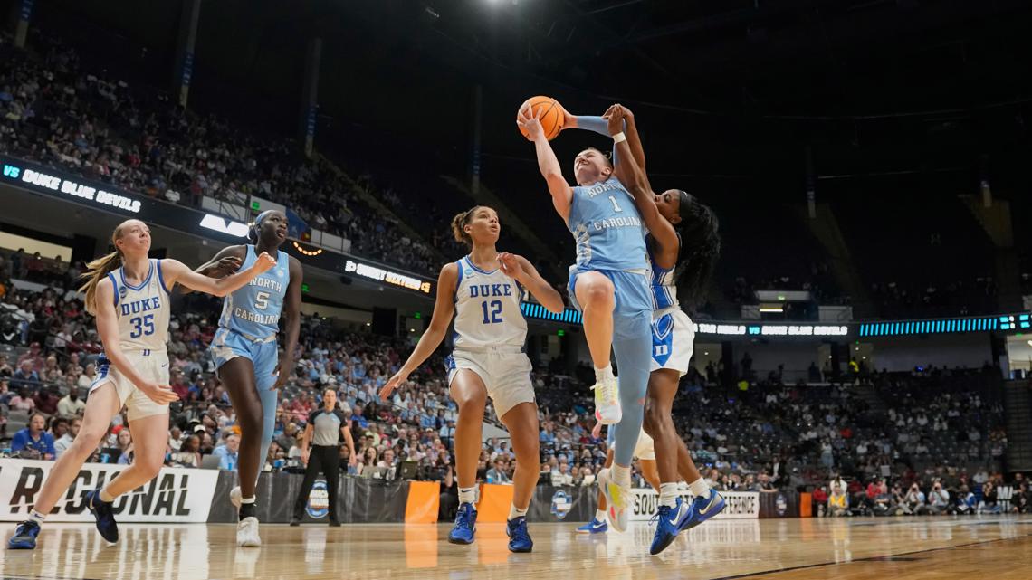 Duke beats UNC to advance to Elite 8 | NCAA Tournament Women's ...