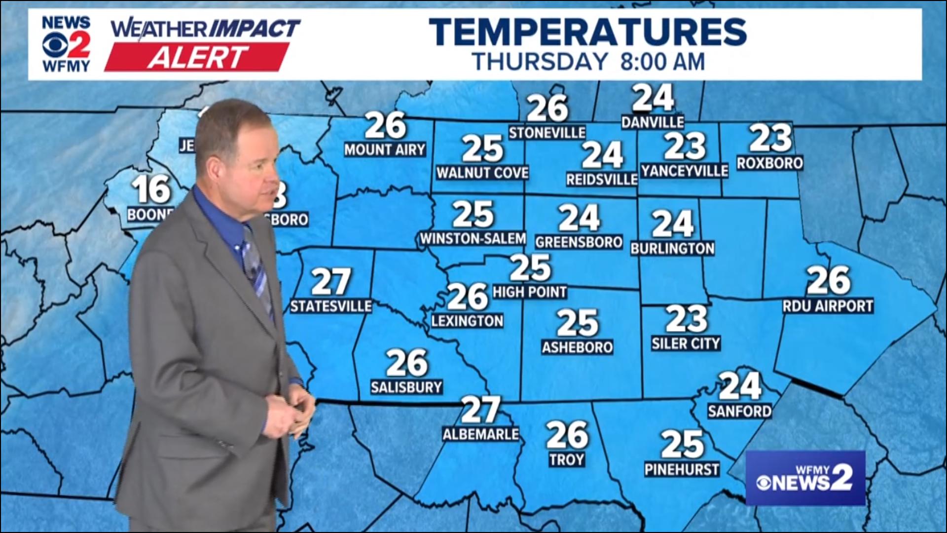 Live blog: Triad winter weather updates for Thursday | wfmynews2.com