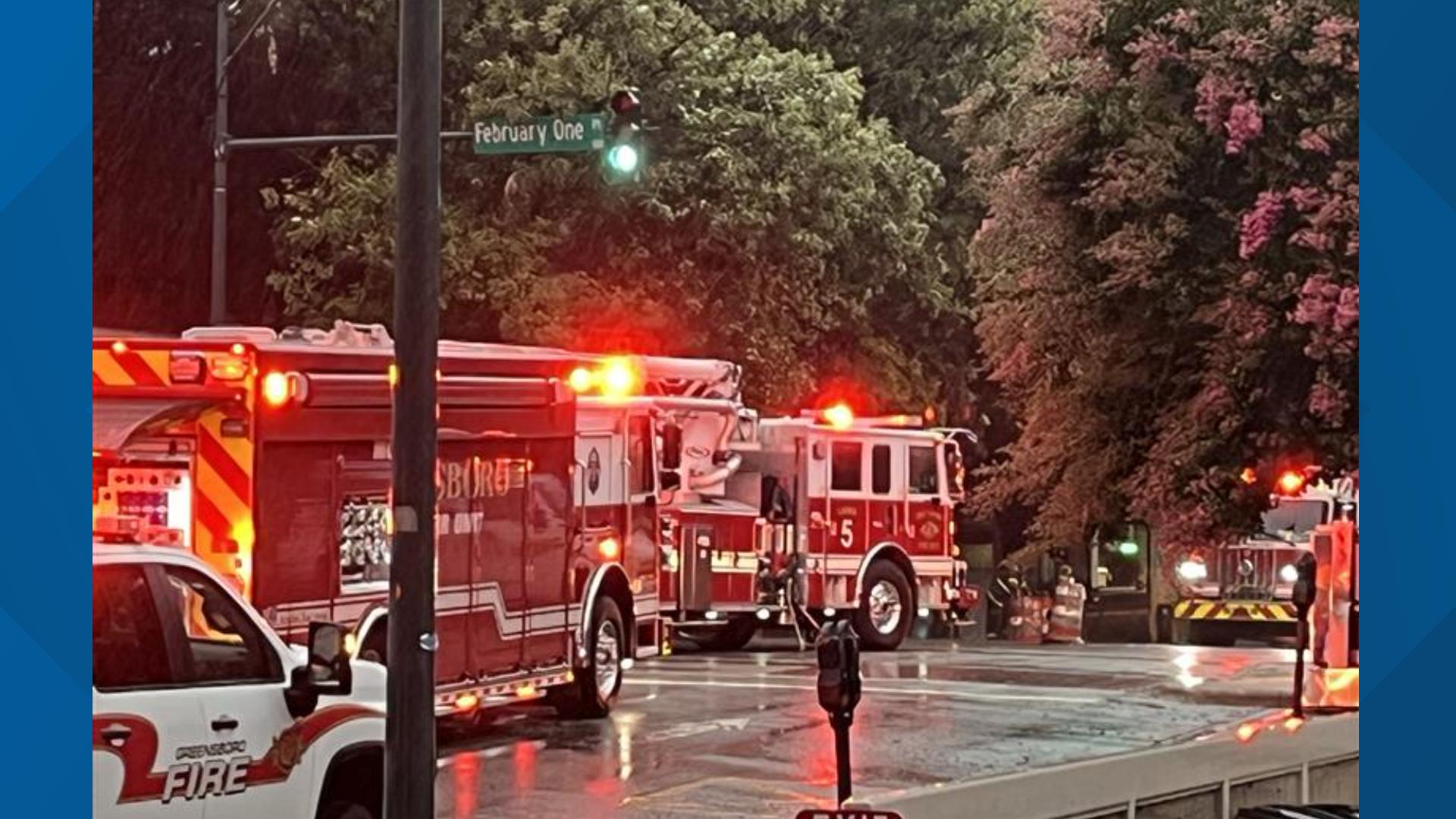 Fire reported at Family Justice Center in downtown Greensboro ...