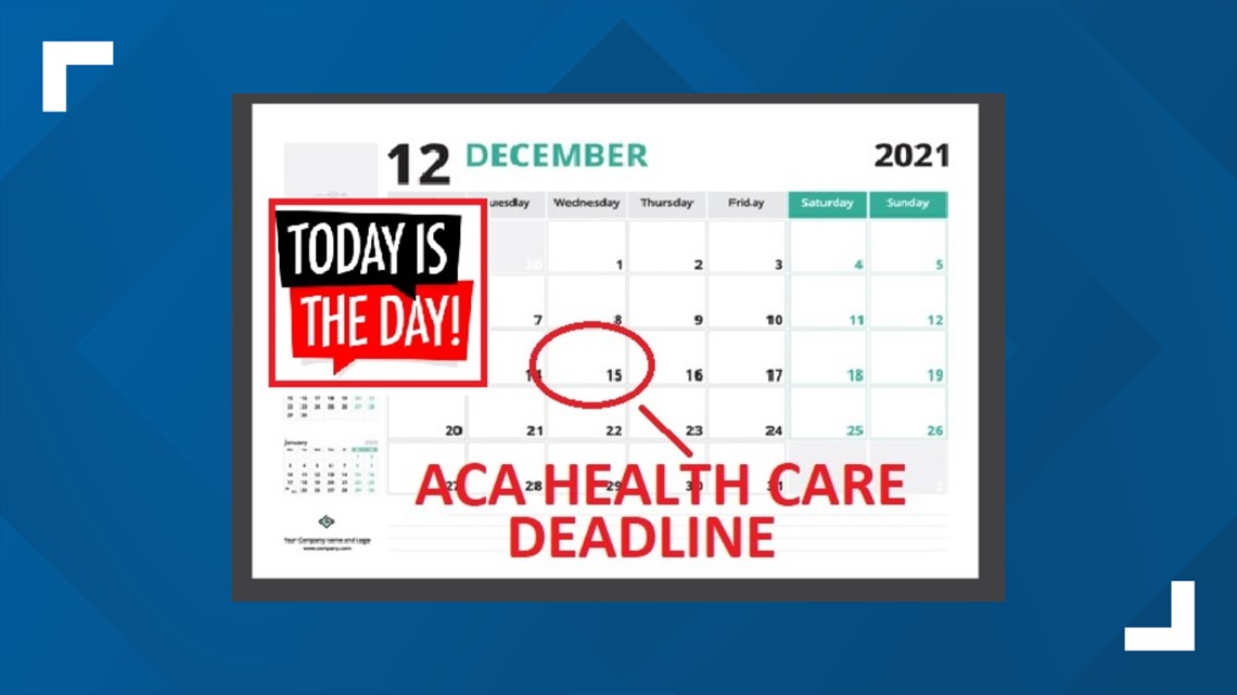 Health care enrollment deadline is today! | wfmynews2.com