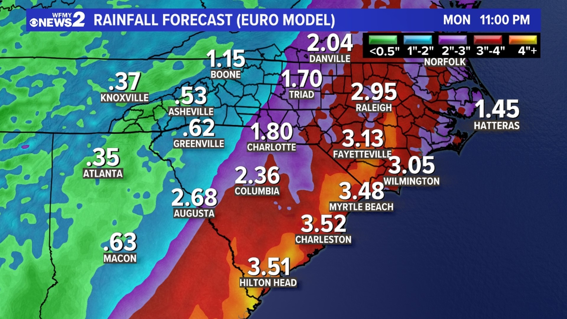 What is Sunday's forecast? | wfmynews2.com