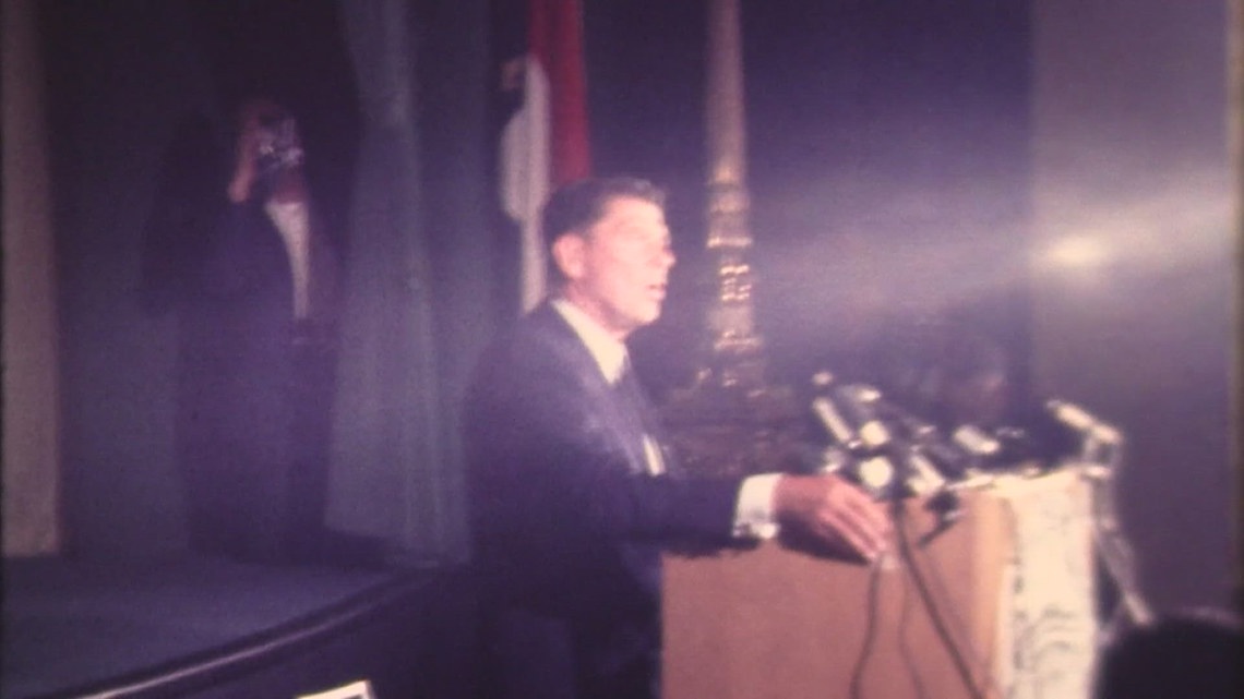 Ronald Reagan visits Charlotte in 1968 | Vault Visit | wfmynews2.com