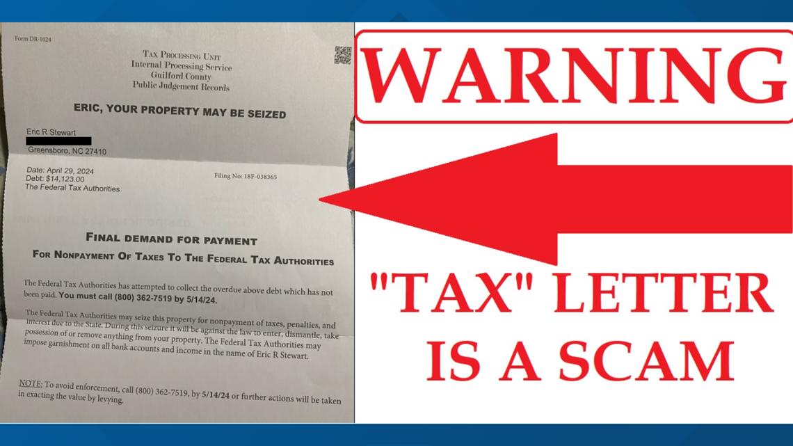 BBB warns of fake tax letters being mailed out | wfmynews2.com
