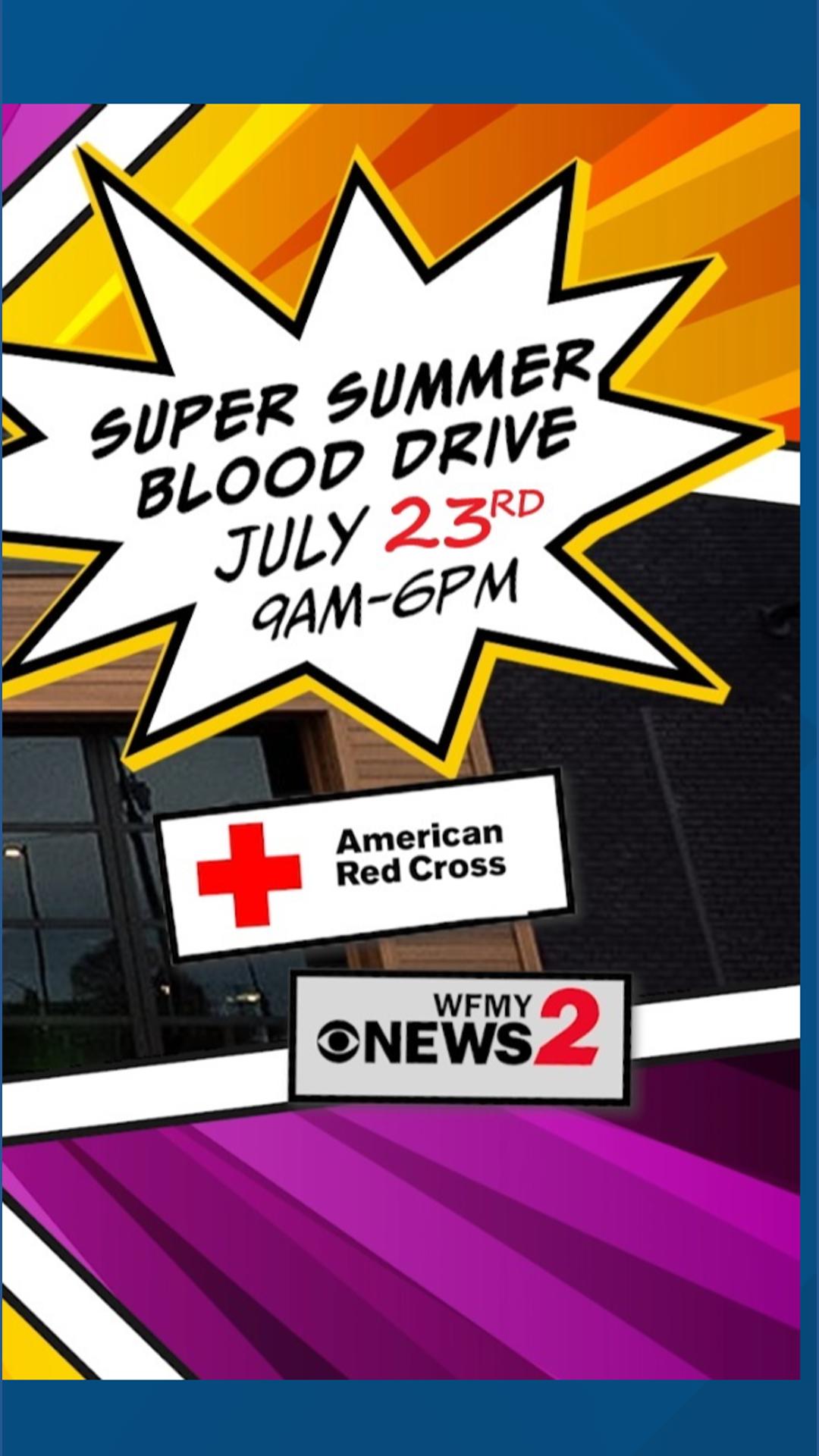 WFMY News 2, American Red Cross team up for Summer Blood Drive ...