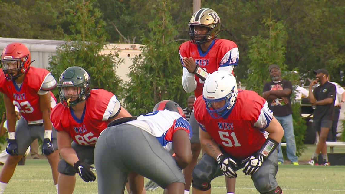 First Half Highlights from East-West All-Star Football Game | wfmynews2.com