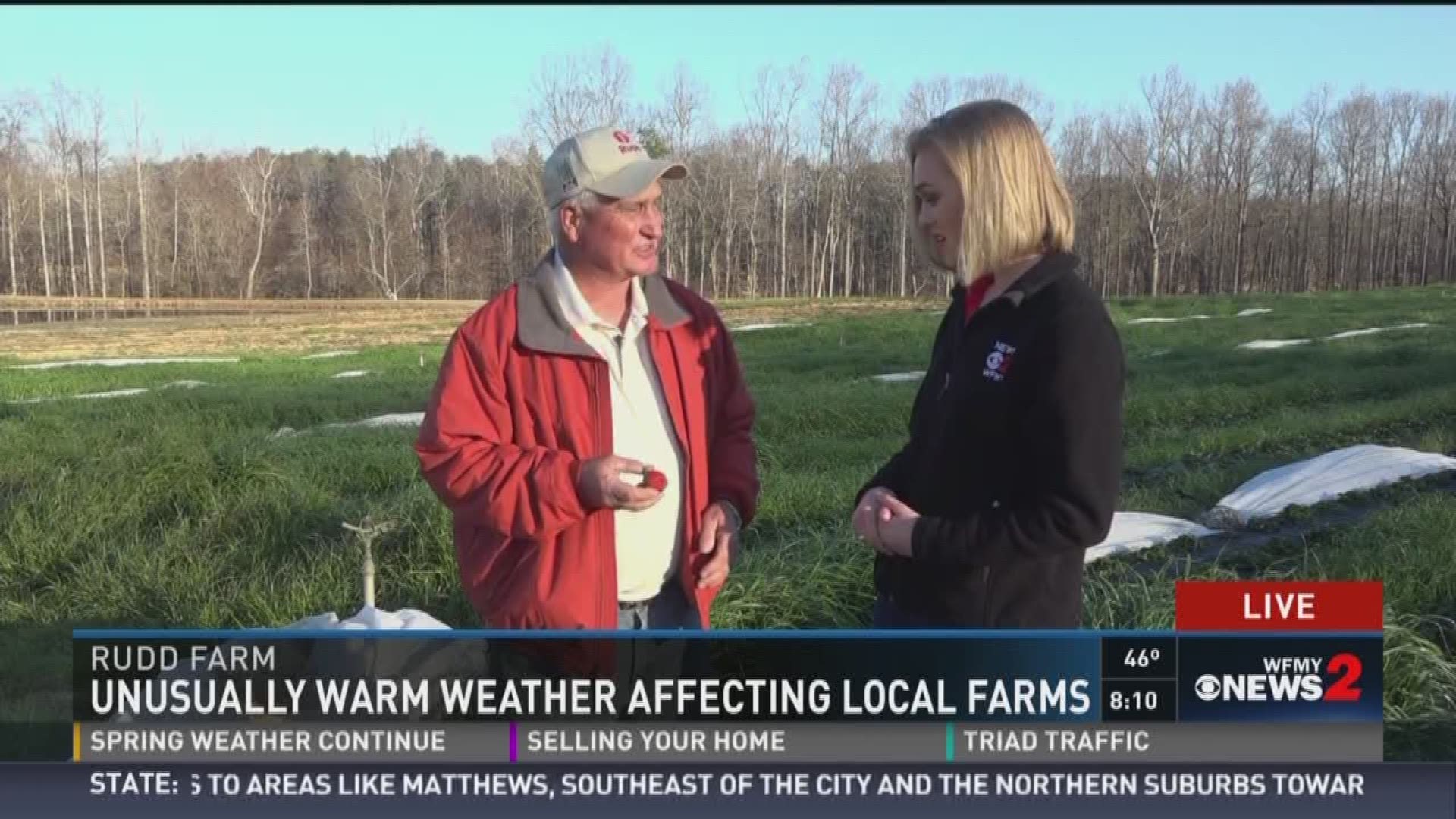 Unusually Warm Weather Affecting Triad Farmers | wfmynews2.com