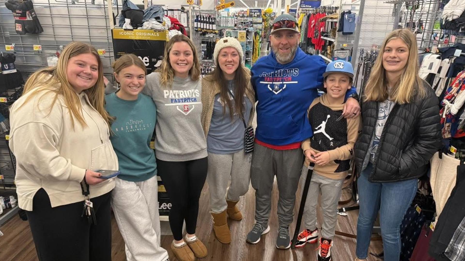 Softball team brings Christmas miracle to family | Alamance County, NC ...