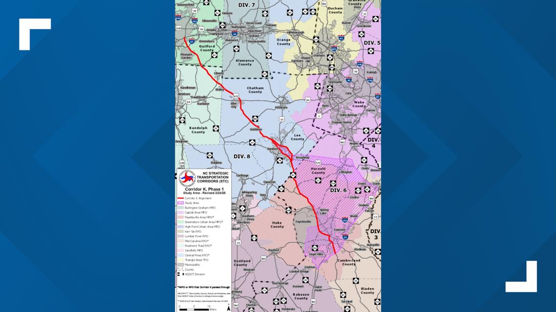 New proposed highway to connect Greensboro to Fayetteville | wfmynews2.com