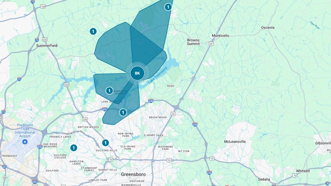 Thousands without power in Lake Jeannette area of Greensboro ...