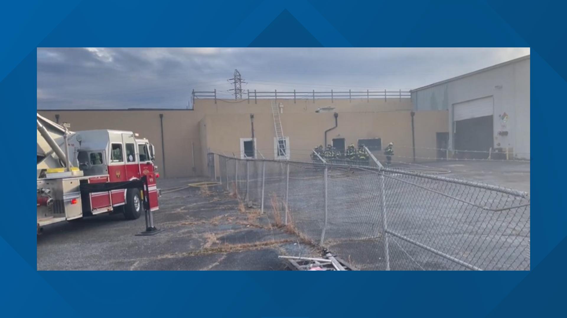 Commercial building fire shuts down part of MLK Jr. Drive in Winston ...