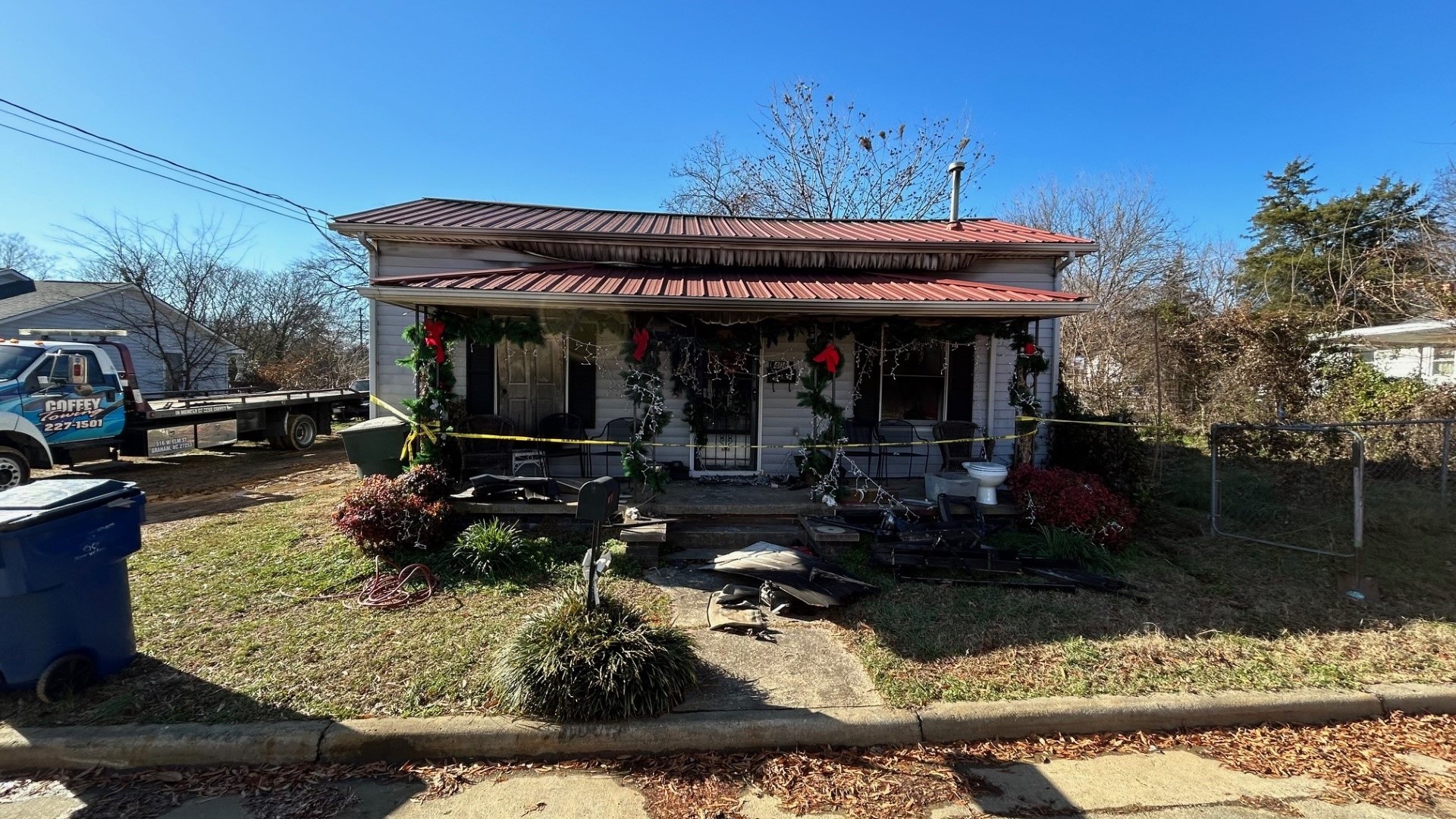 Space heater fire destroys Graham home | wfmynews2.com