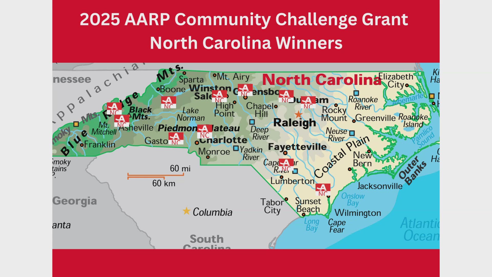 AARP grants NC communities grants to make neighborhoods more liveable ...