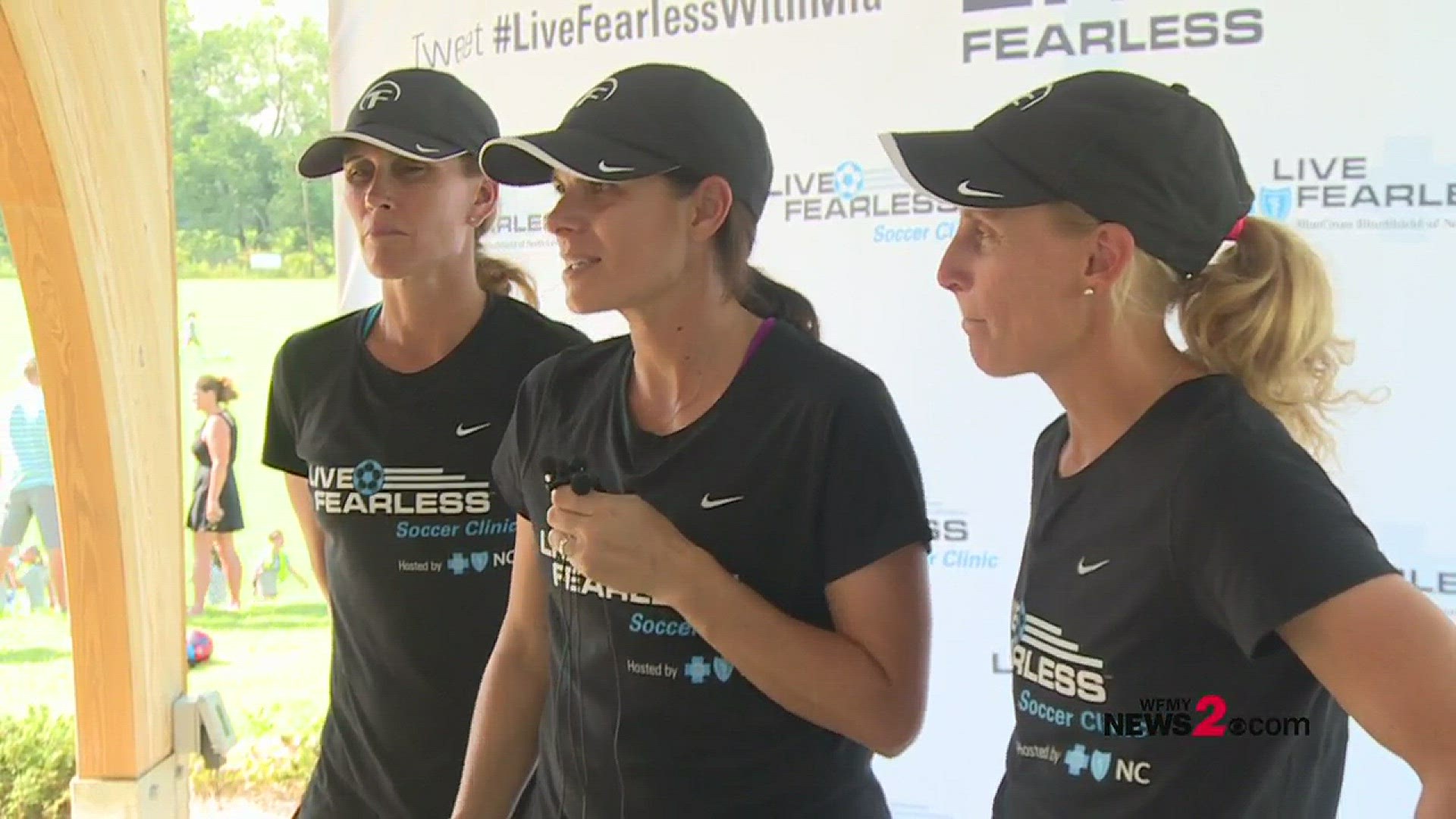 Olympian Mia Hamm Visits Young Soccer Fans In The Triad | wfmynews2.com