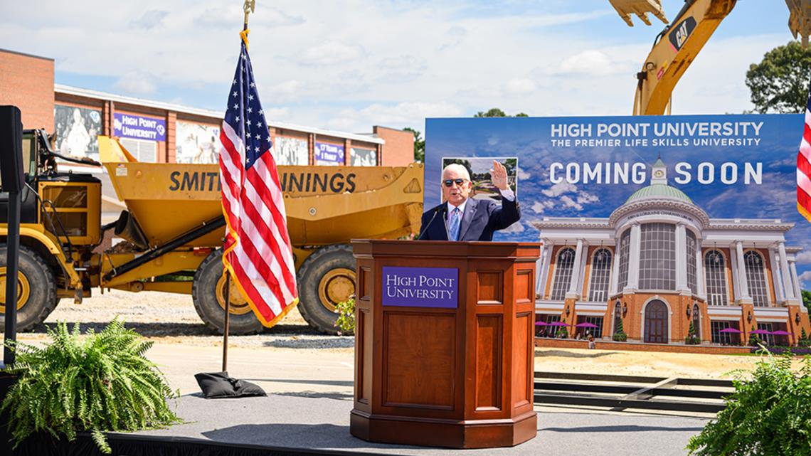 High Point University begins $100M library project | wfmynews2.com