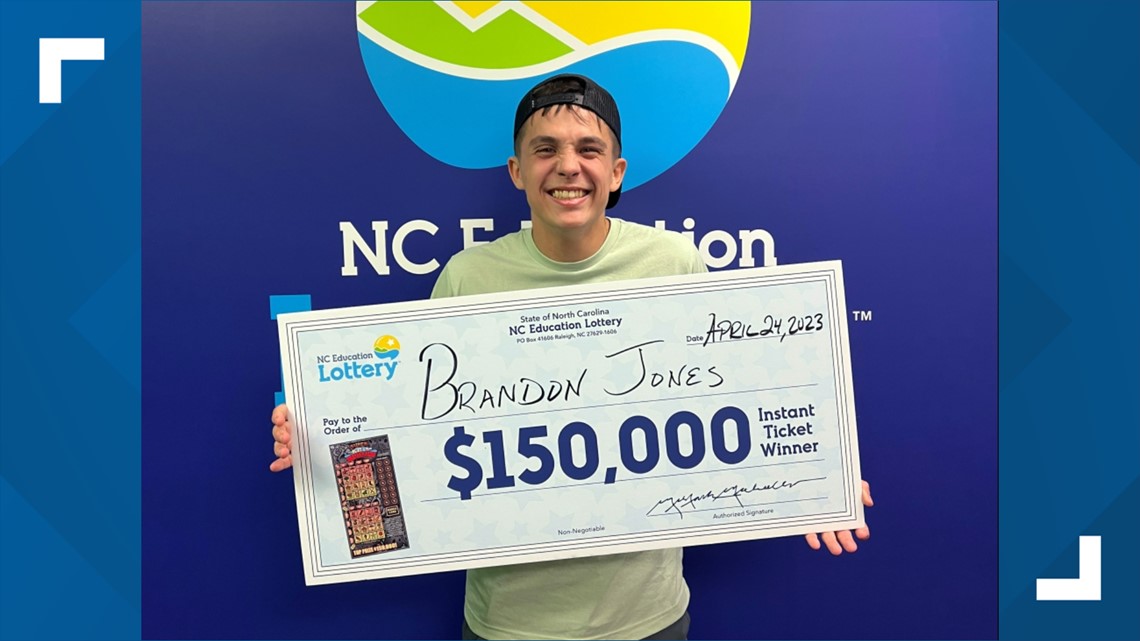 Davie County man Brandon Jones wins $150,000 from scratch-off | wfmynews2.com