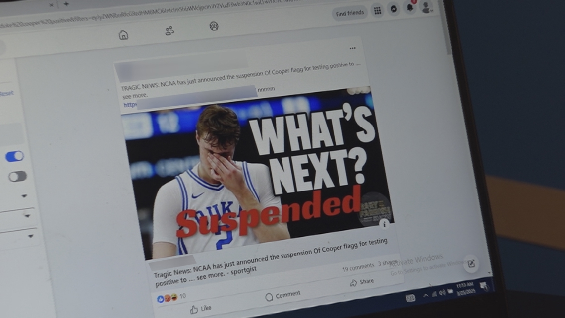 Fake Duke Basketball Headlines Flood Facebook in March Madness Scam ...