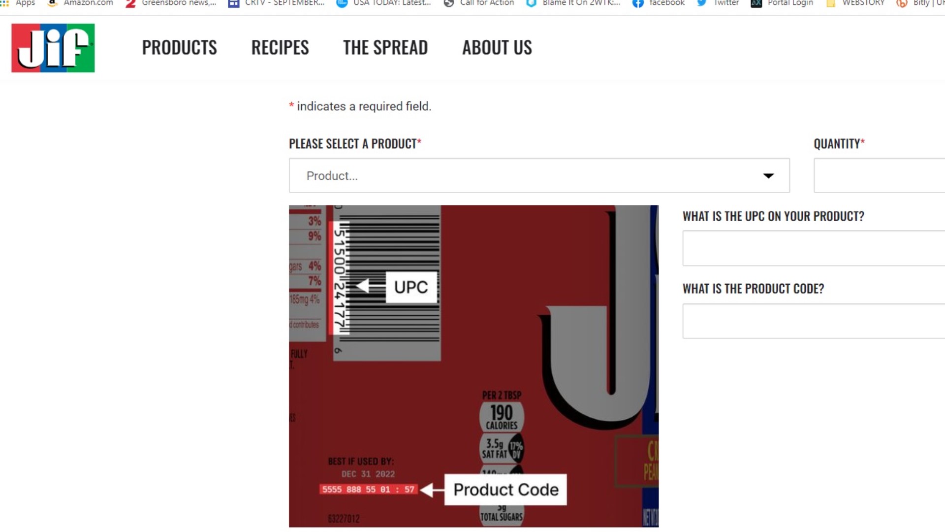 JIF Recall: Get your money back by using this recall form | wfmynews2.com