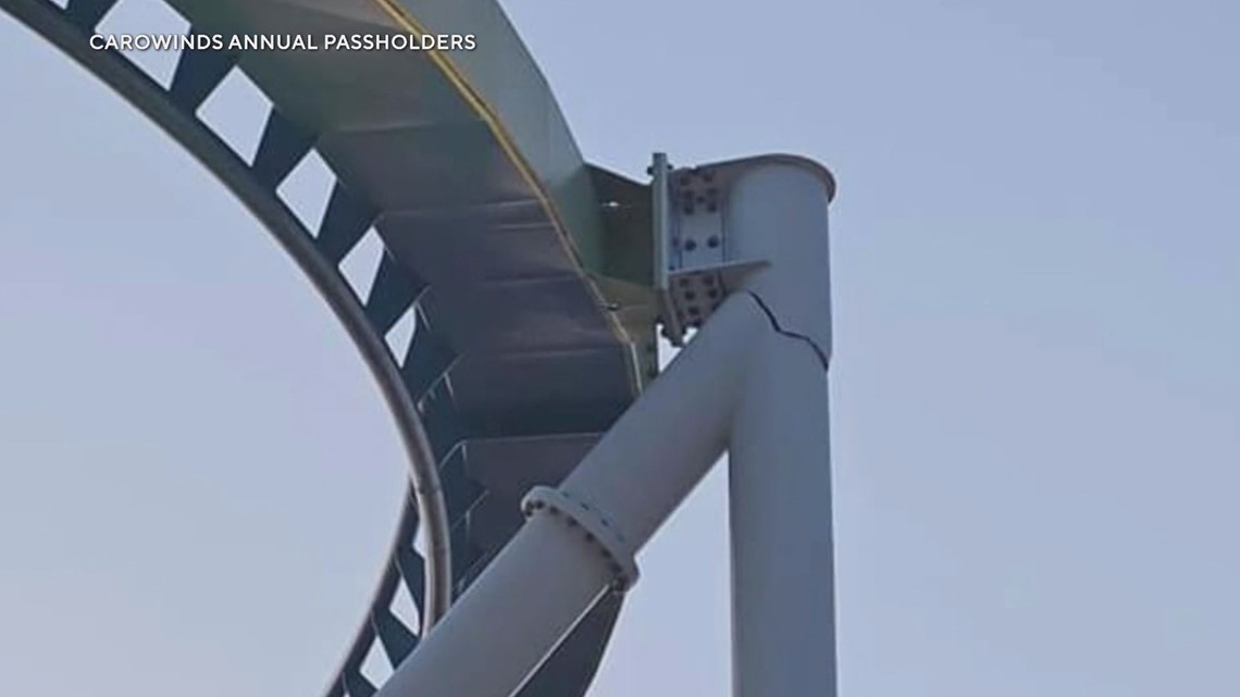 Carowinds' coaster Fury 325 reopens after viral video showed crack in ...
