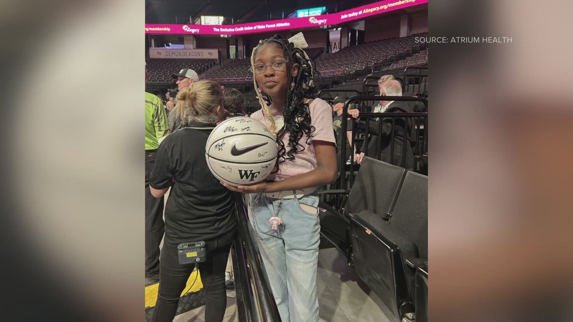 High Point girl with sickle cell disease meets Wake Forest women's ...