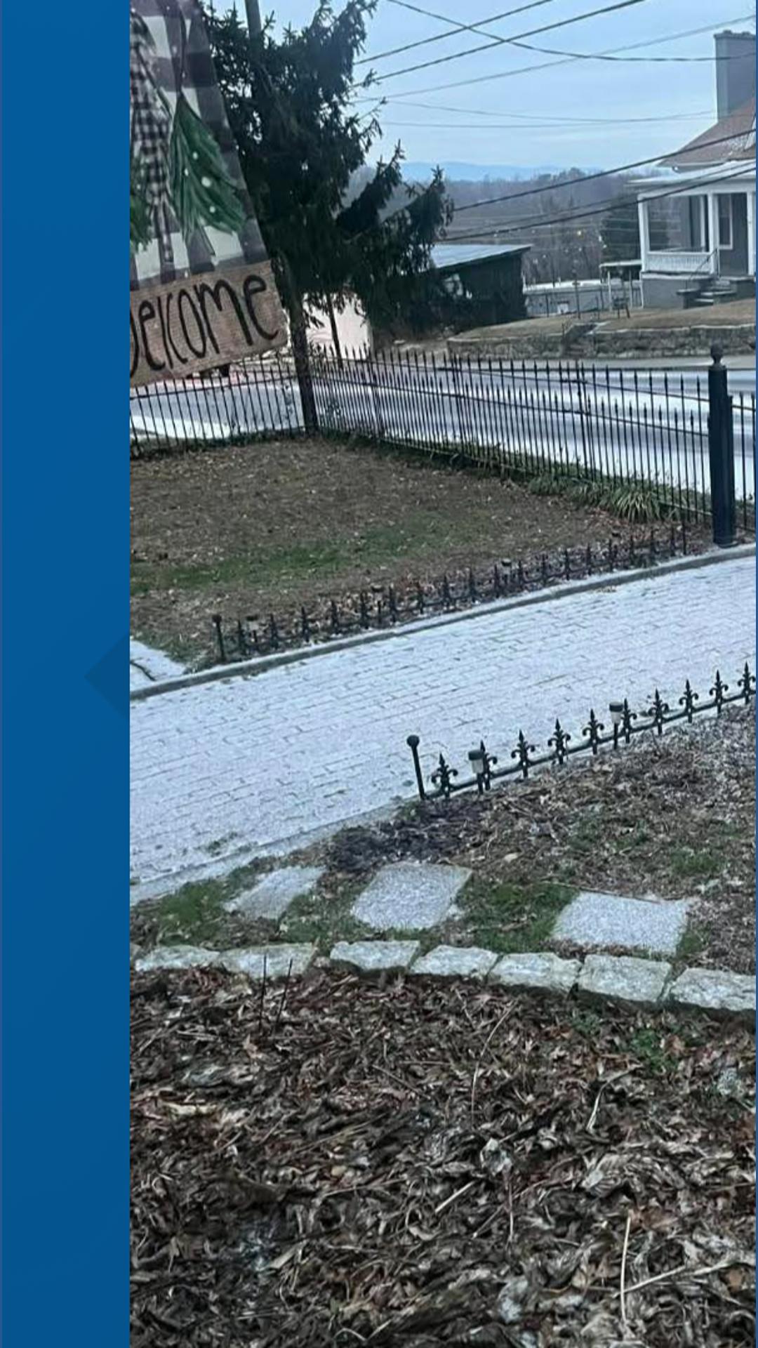 Mount Airy sees light snow, sleet; Triad mostly rain | wfmynews2.com