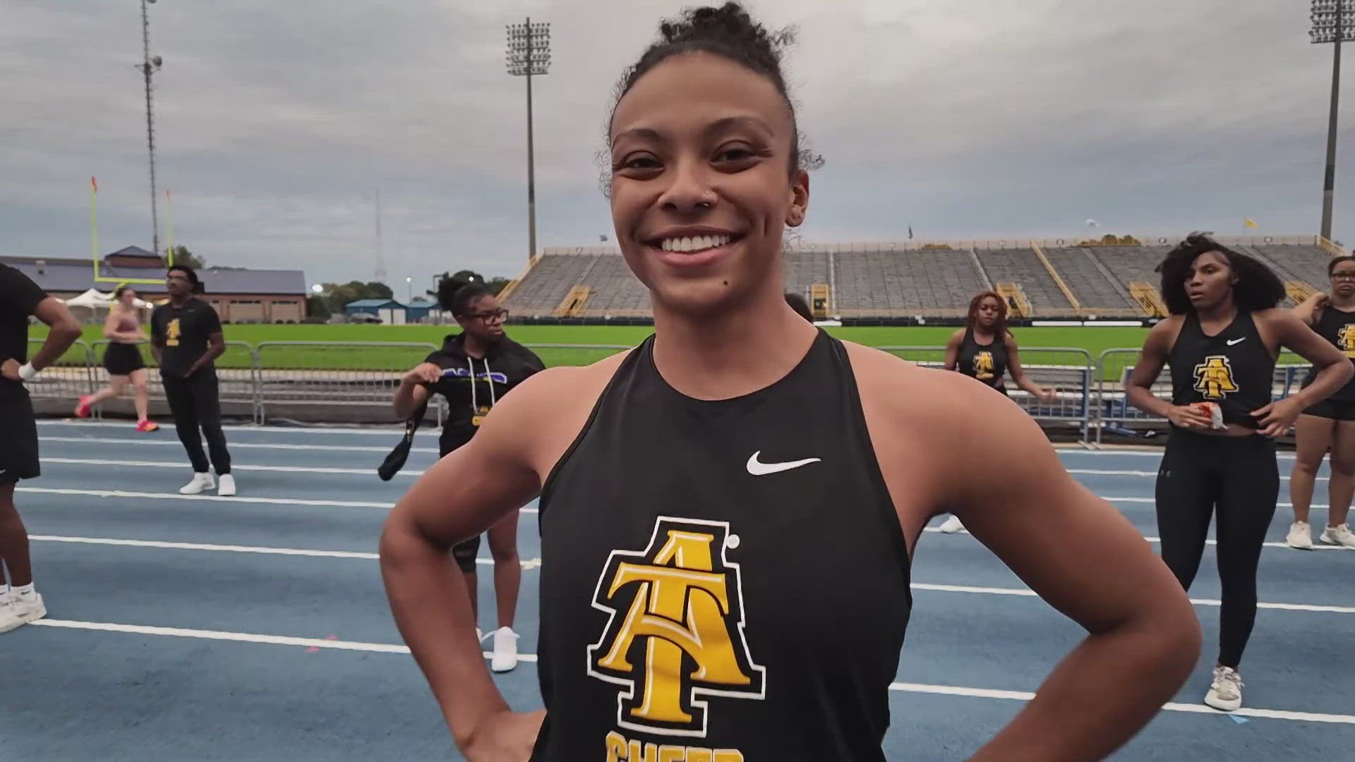 NC A&T cheerleader shares what it means to be on the team during ...