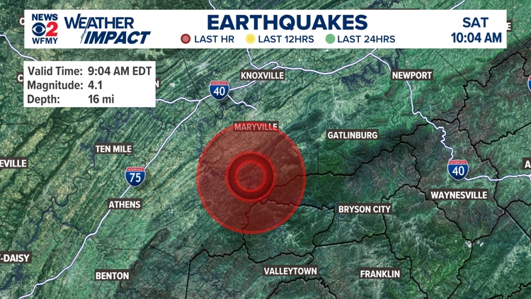 4.1 earthquake felt in Piedmont Triad area | wfmynews2.com