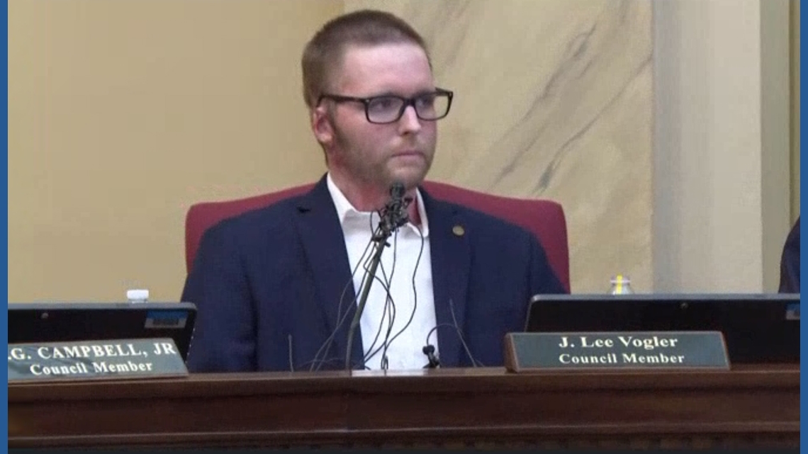 Danville councilman Lee Vogler attends first meeting since being set on ...