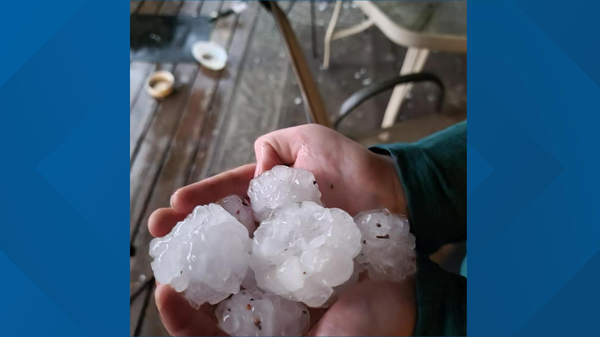 Hail pelts the Triad: WFMY News 2 viewer photos | wfmynews2.com