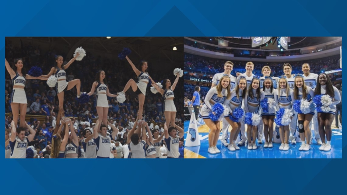 Duke, UNC cheerleaders share excitement about the Final Four game ...