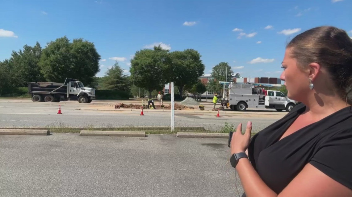 Greensboro businesses, GTCC impacted by water main break on E Wendover ...