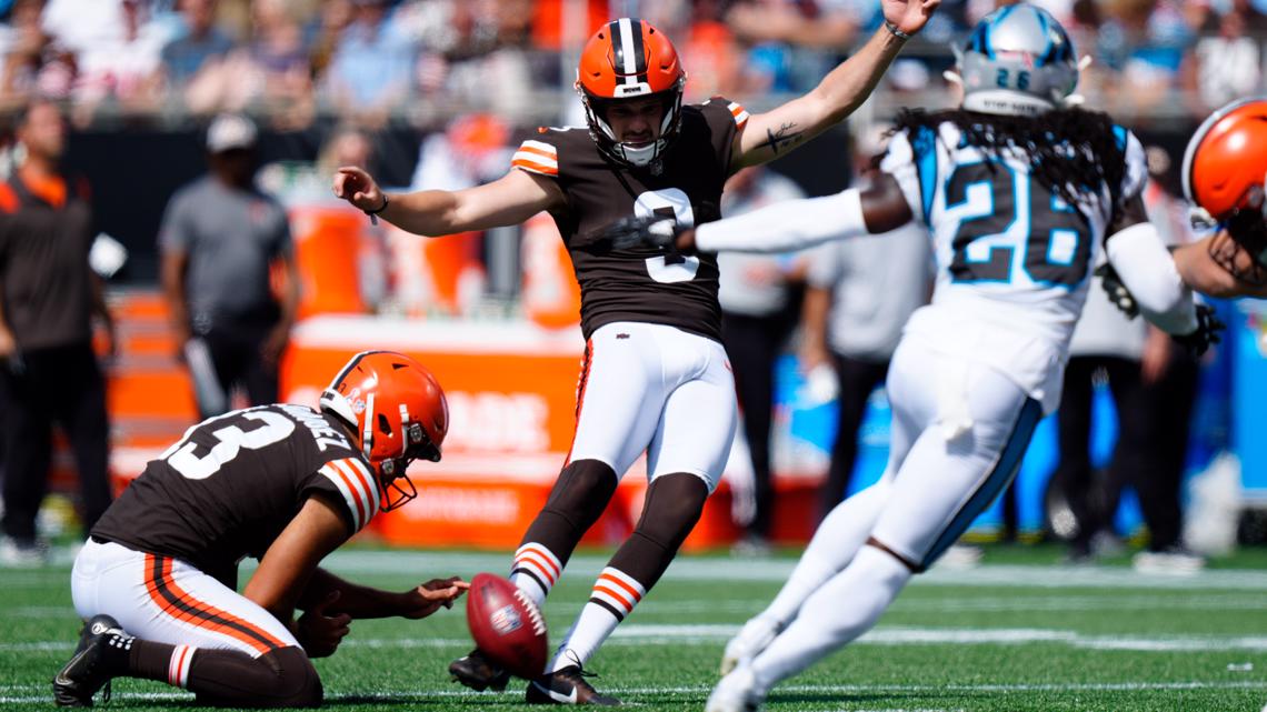 Browns defeat Panthers 26-24 | wfmynews2.com
