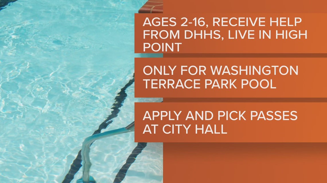 High Point offering free pool passes to kids this summer | wfmynews2.com