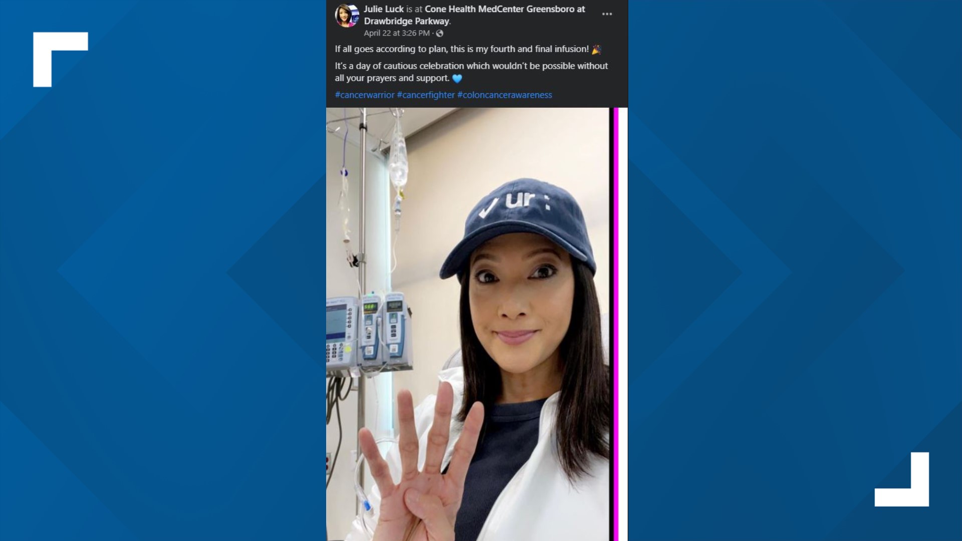 WFMY News 2's Julie Luck to return after beating colon cancer ...
