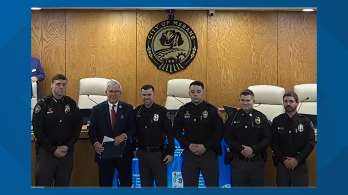Mebane honors four officers for bravery in grocery store stabbing ...