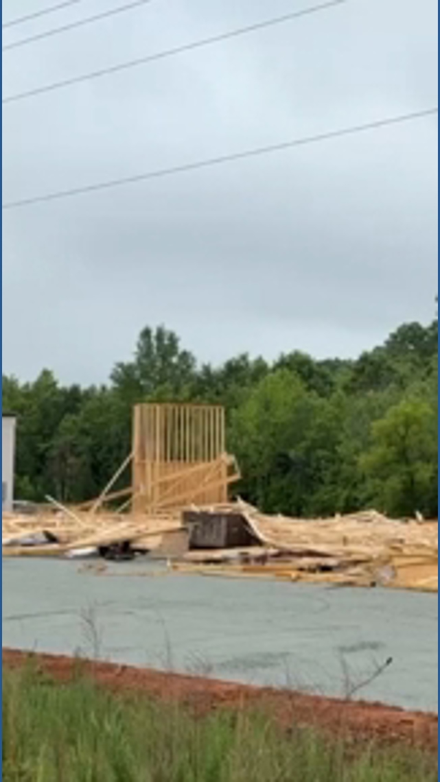 Construction site collapses, two workers hurt on Gate City Boulevard ...